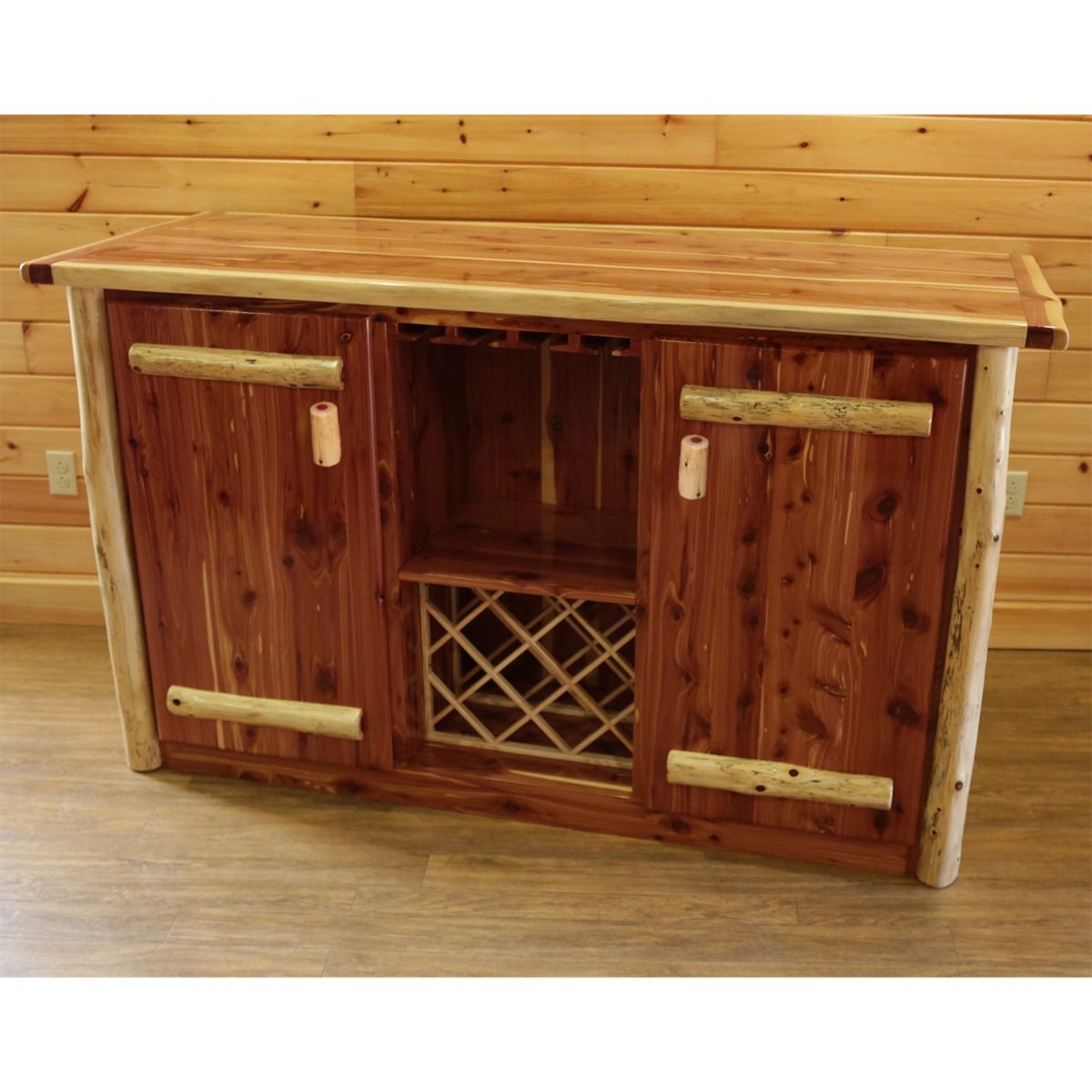 Rust Valley Red Cedar Free Standing Bar