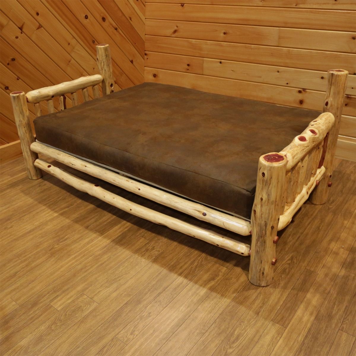 Rust Valley Red Cedar Log Futon