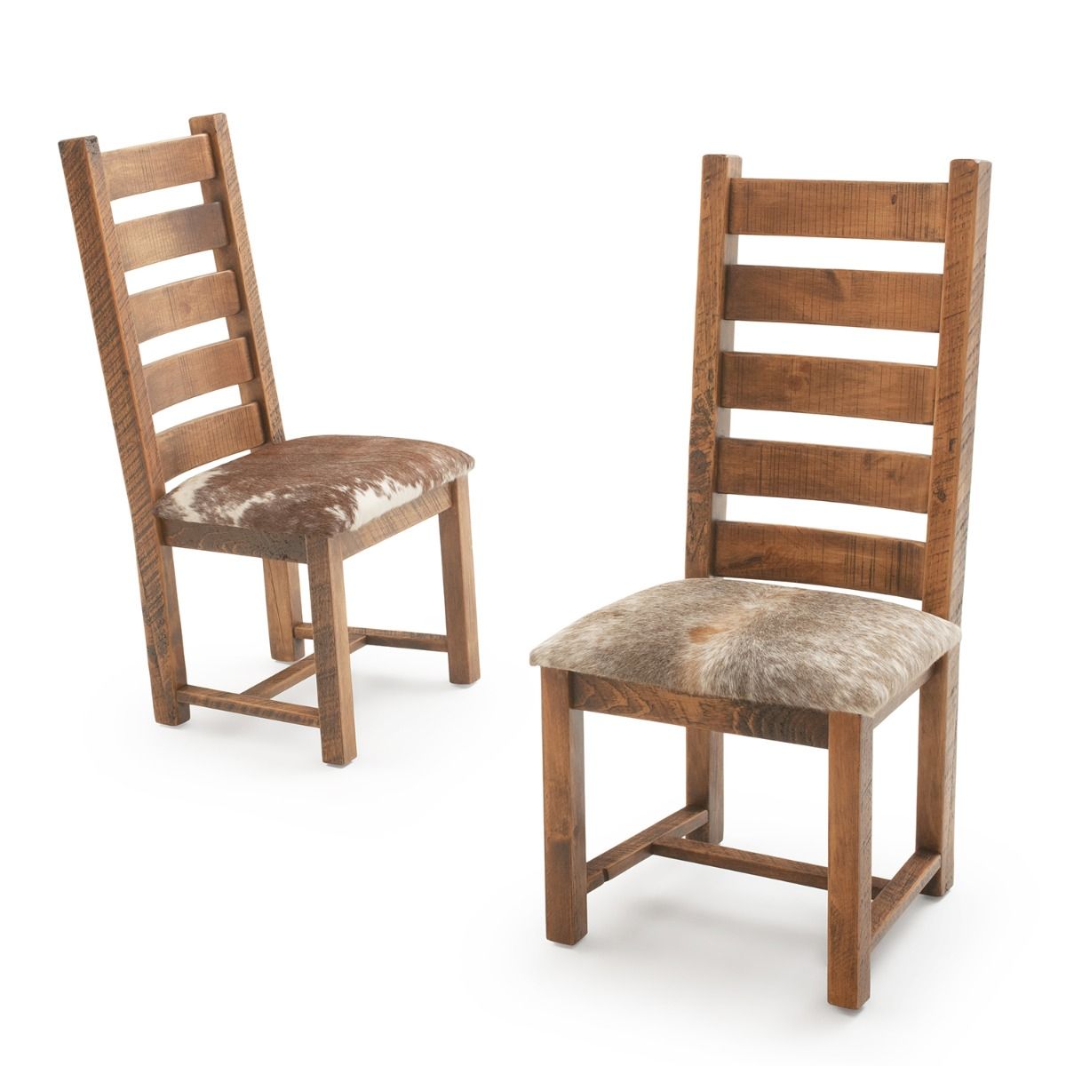 River Rustic Barnwood Ladderback Dining Chair