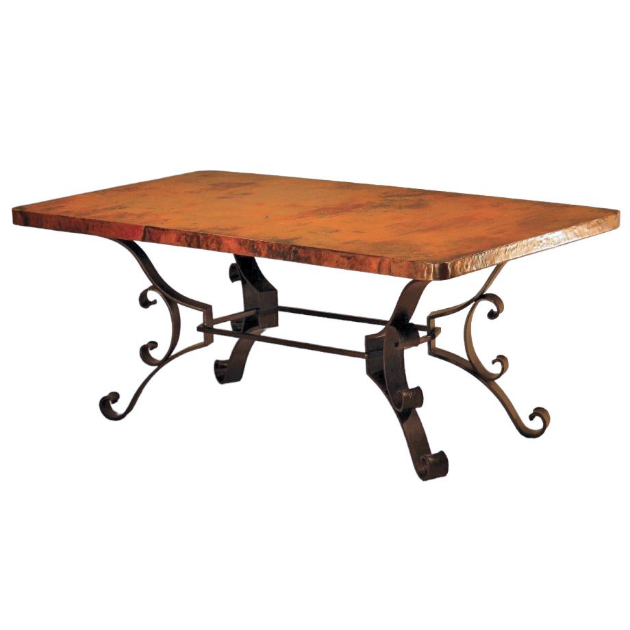 Roman Hammered Copper Dining Tables