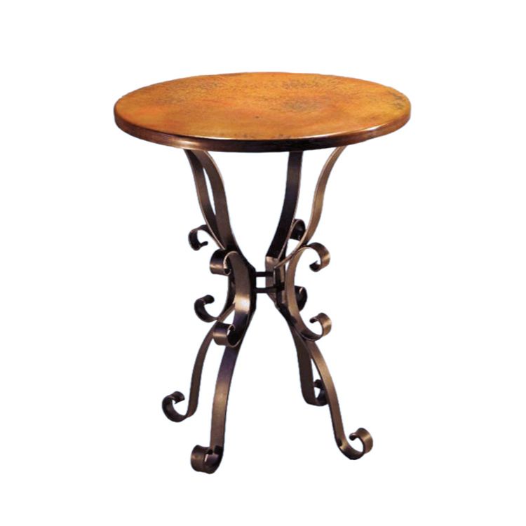 copper top pub table