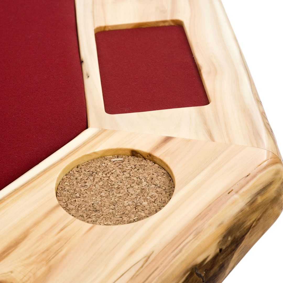 Rustic Game Table in Aspen Wood