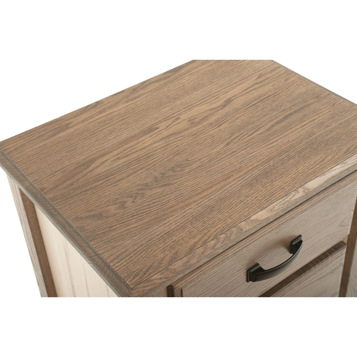 Rustic Red Oak and Ambrosia Maple Chest Of Drawer