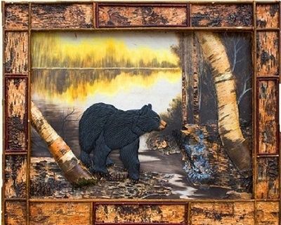 bear wall mural
