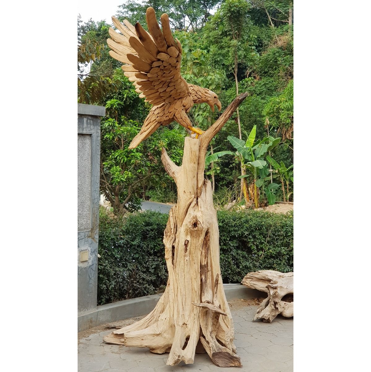 Rustic Driftwood Eagles