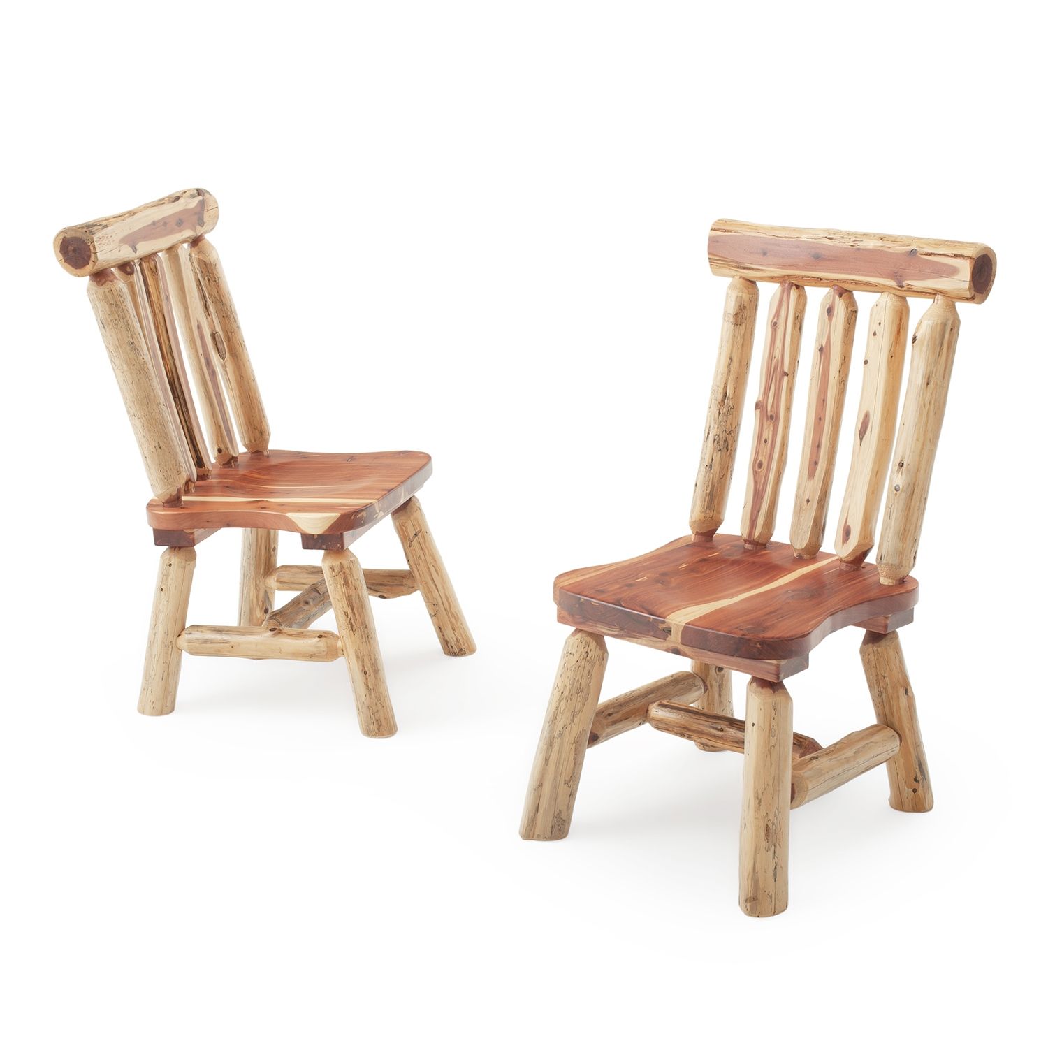 Rustic Red Cedar Log Dining Chair