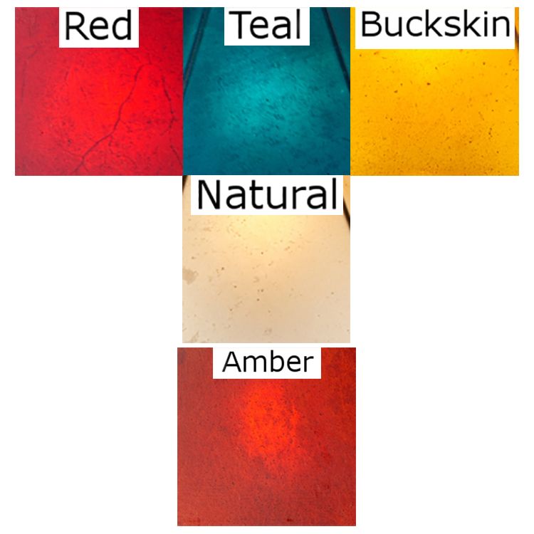 Rustic Rawhide Round Lampshade