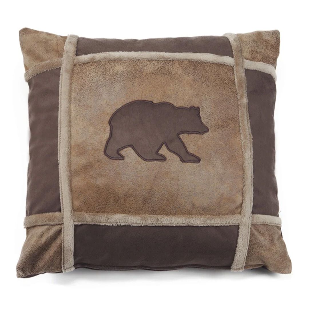 Bear Grid Pillow