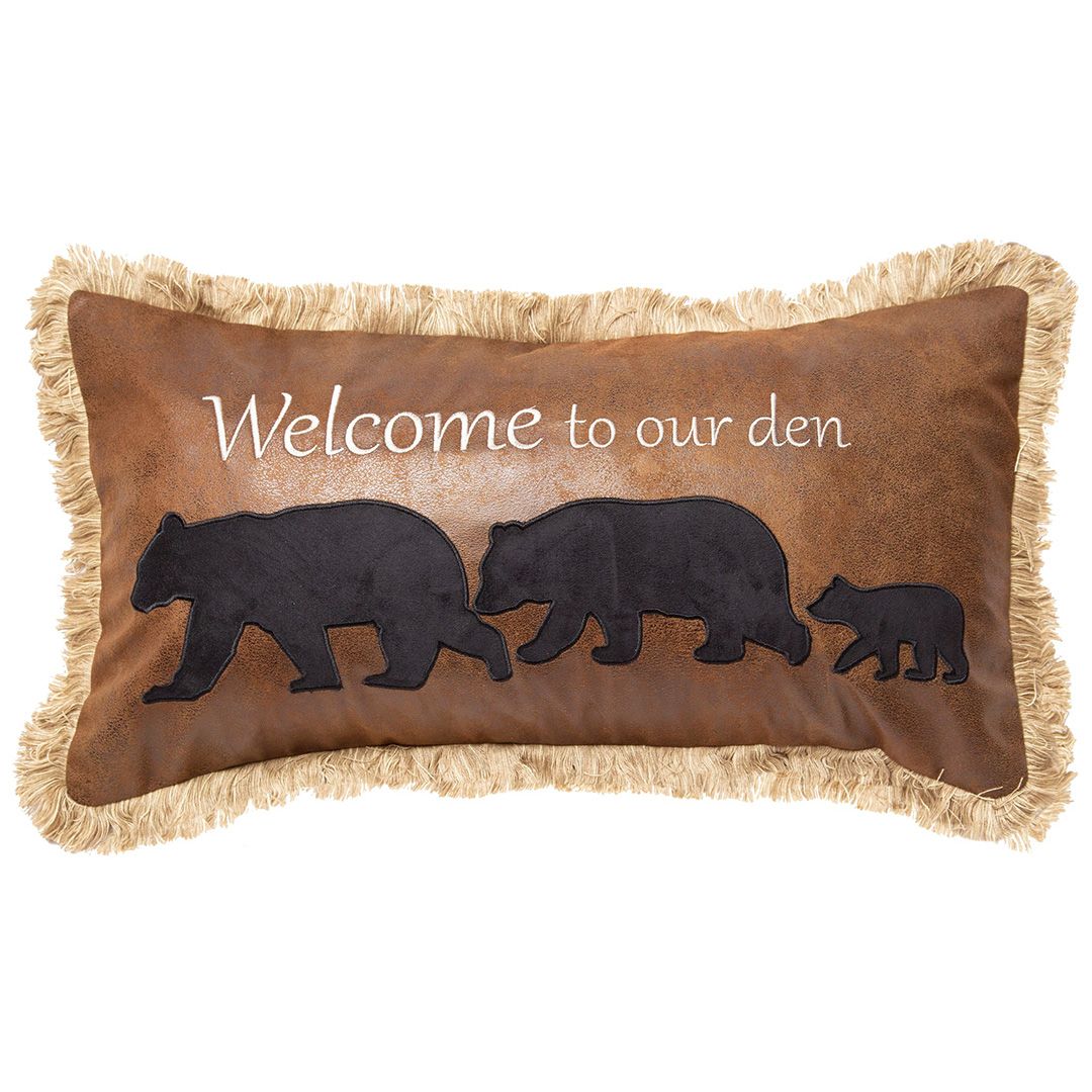 Welcome to Our Den Pillow