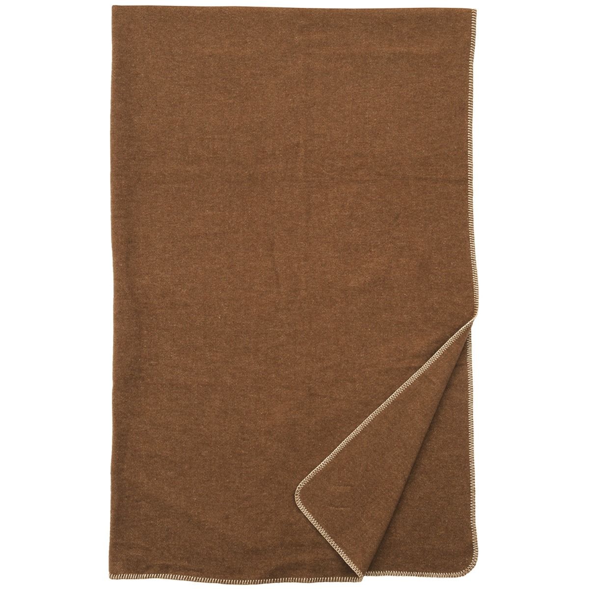 camel colour throw