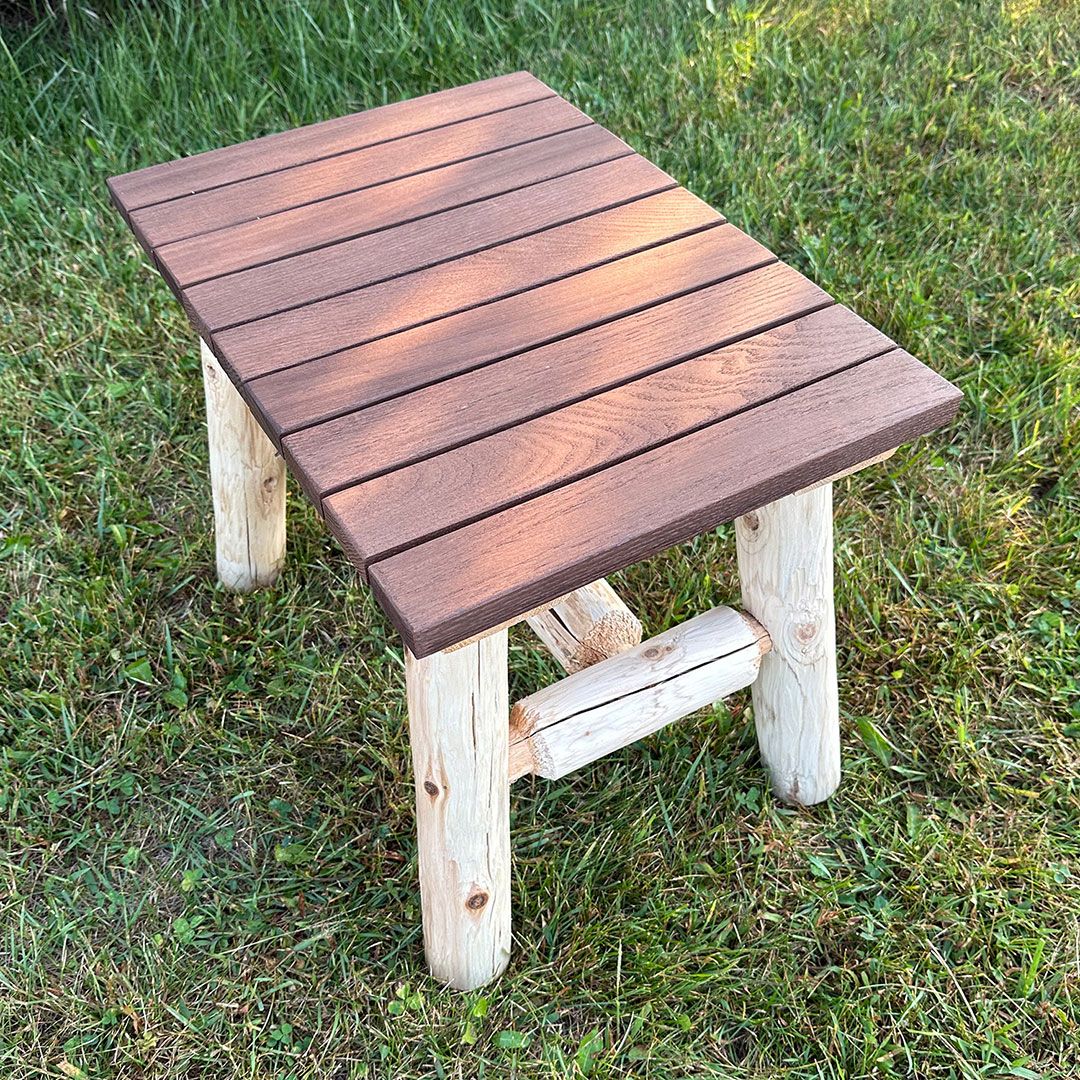 ThermaFusion Outdoor Cedar End Table