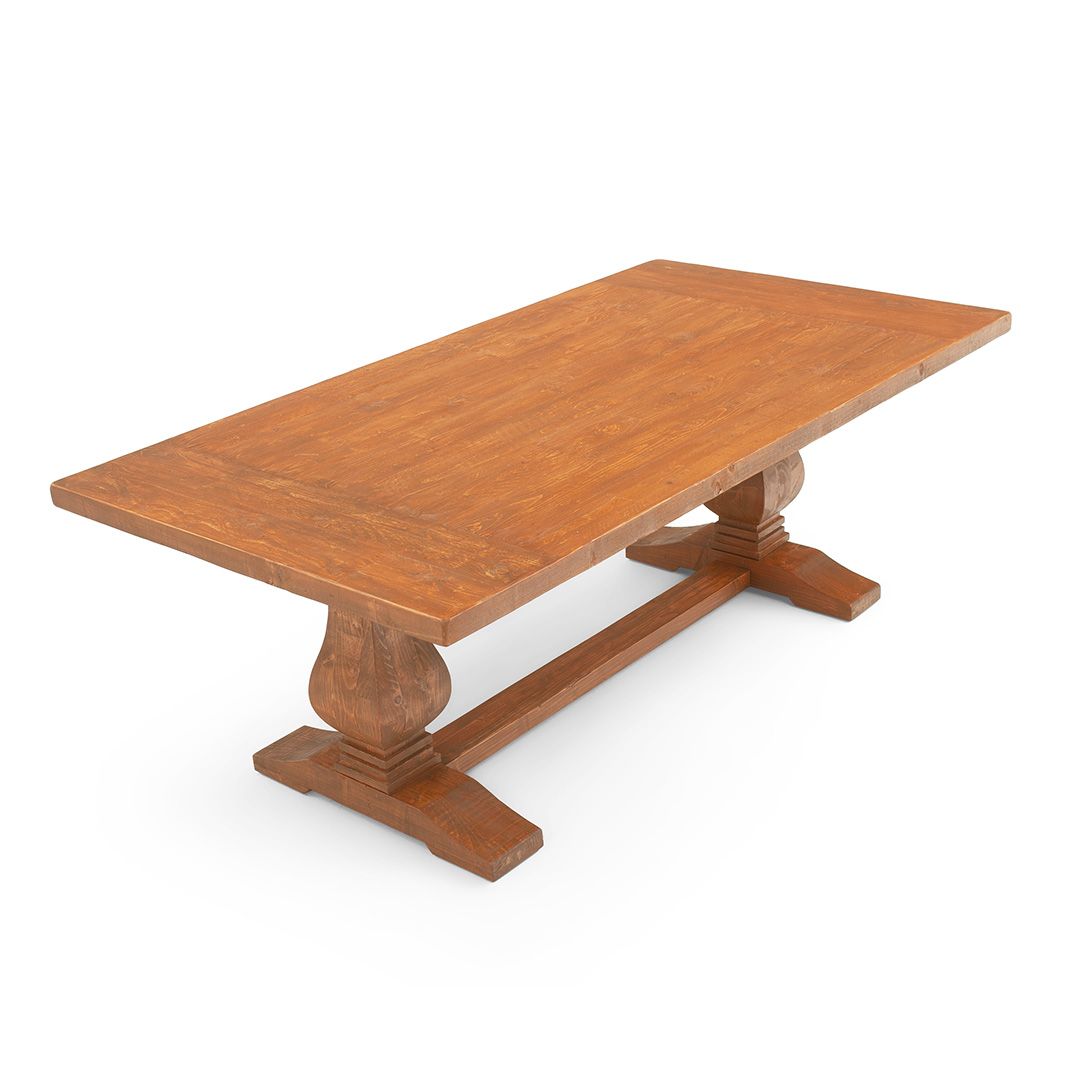 Reclaimed Trestle Oldwood Dining Table