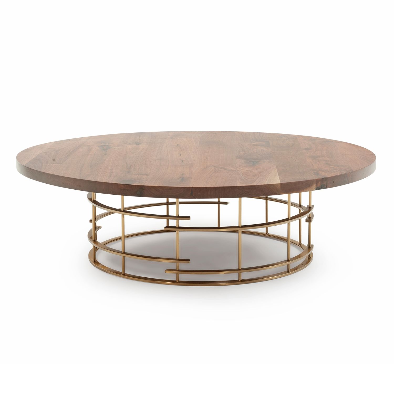 Contemporary Round Cage Coffee Table Ct04078