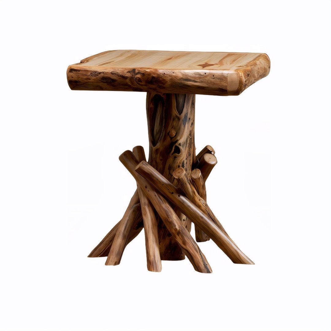 log end table outdoor