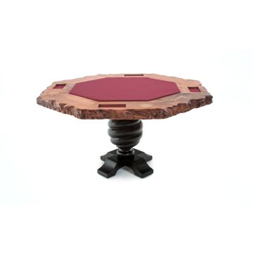 Log & Rustic Game Tables: Poker, Octagon, and Texas Hold 'Em Tables