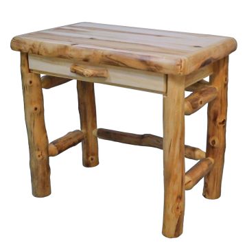 Rustic Office Desks and Log Student Desks