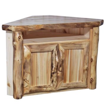 Reclaimed Wood TV Stands & Rustic TV Stands: Log TV Stand & Rustic TV ...