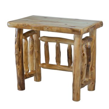 Rustic Office Desks and Log Student Desks