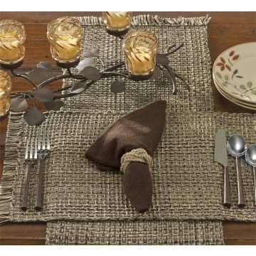 Rustic Placemats and Rustic Table Runners for Rustic Kitchen Decor