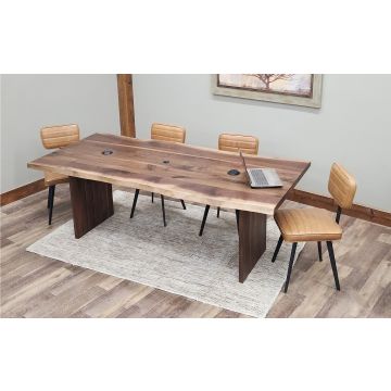 Rustic Natural Wood Conference Tables