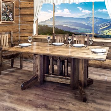 Rustic Rough Sawn Dining Tables
