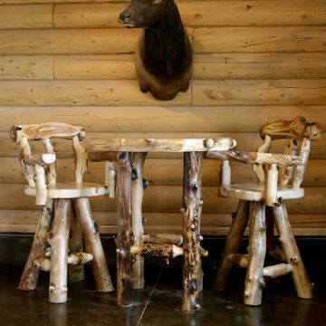 Rustic, Modern, and Natural Wood Pub Tables