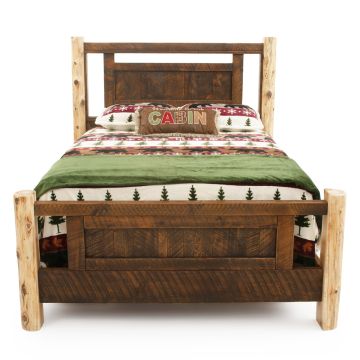 Barnwood Beds for Rustic Bedrooms including Reclaimed Wood Beds