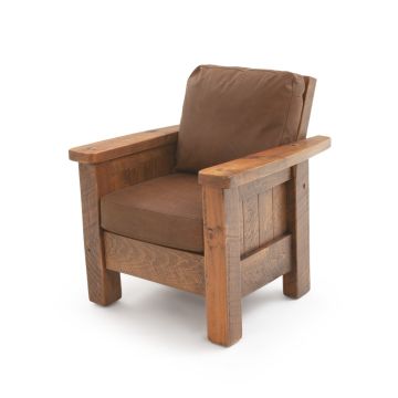 Rustic, Modern, and Natural Wood Chairs & Recliners