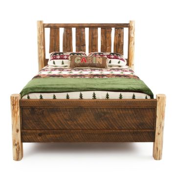 Barnwood Beds for Rustic Bedrooms including Reclaimed Wood Beds