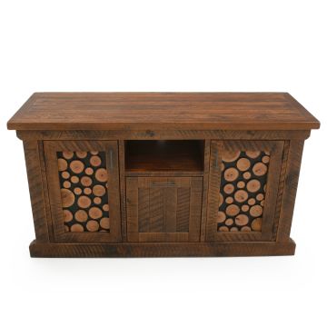 Reclaimed Wood TV Stands & Rustic TV Stands: Log TV Stand & Rustic TV ...