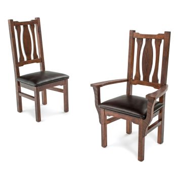 Reclaimed Barn Wood & Rustic Timber Frame Dining Chairs