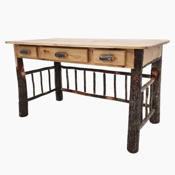 Rustic Office Desks and Log Student Desks