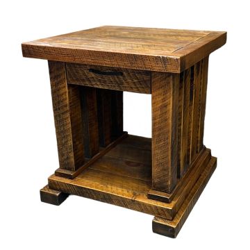Rustic, Western, and Country End Tables & Log End Tables