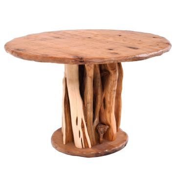 Rustic Live Edge & Natural Wood Dining Tables