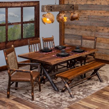Rustic Natural Log Dining Tables