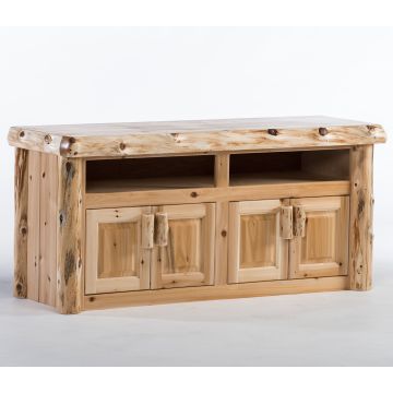 Reclaimed Wood TV Stands & Rustic TV Stands: Log TV Stand & Rustic TV ...