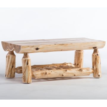 Rustic Log Coffee Tables
