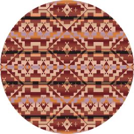 Life Path Fire Transparency Area Rug