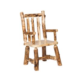 Rustic Aspen Log Dining Chairs