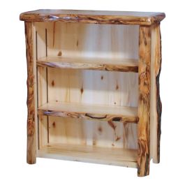 Rustic Aspen Log 45 inch Tall Bookcase