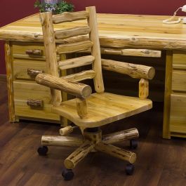 Cedar Lake Comfort Log Office Chair