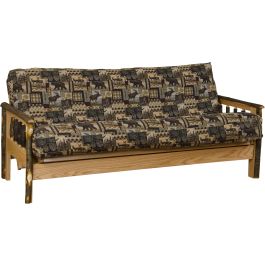 Rustic Log Futon