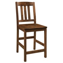 Rustic Lodge Single Bend Bar Stools