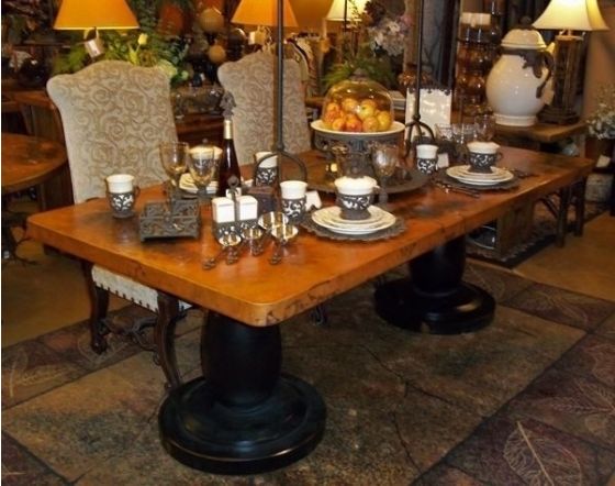 Rectangular Copper Dining Table