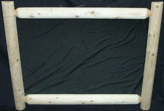 Hidden Lake Log Wall Mirror